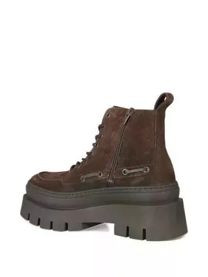 COPENHAGEN  Suede Chunky-sole Combat Boots