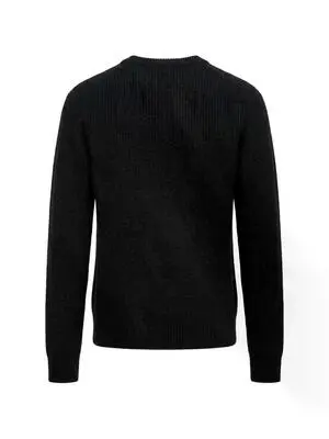 DANIELE ALESSANDRINI Ribbed-knit V-neck Cardigan