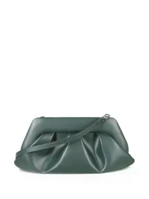 THEMOIRE Bios Pleated Clutch Bag - Green