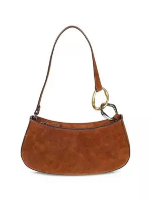 Staud Ollie Suede Chain-link Shoulder Bag