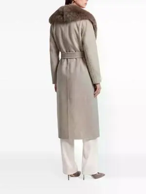 Rudsak Cindy Faux-fur Collar Belted Coat