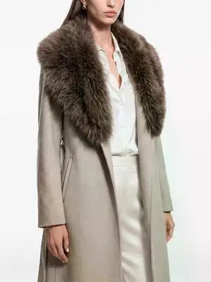 Rudsak Cindy Faux-fur Collar Belted Coat