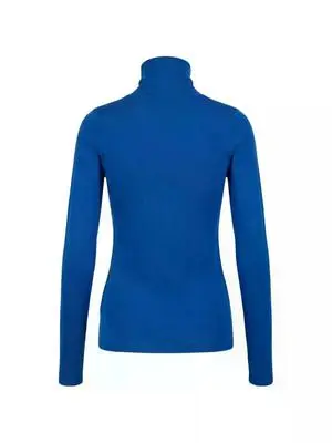Auralee Roll-neck Long-sleeve T-shirt - Blue