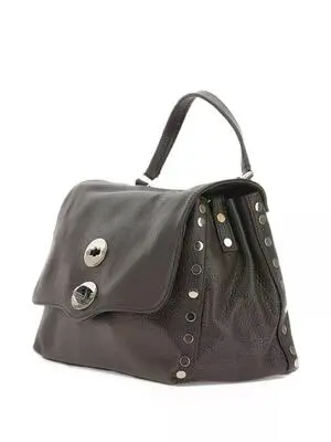 ZANELLATO Postina Stud-embellished Leather Shoulder Bag