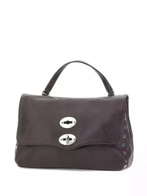 ZANELLATO Postina Stud-embellished Leather Shoulder Bag