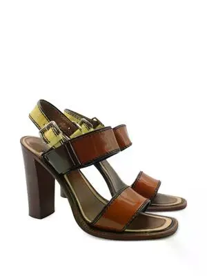 Prada Block-heel Slingback Sandals