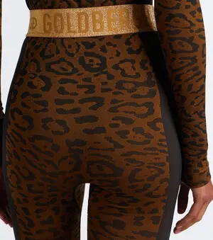 Goldbergh Caitlyn Leopard-print Ski Leggings