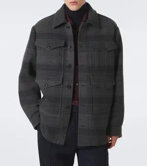 Ralph Lauren Purple Label Chancery Wool And Cashmere Overshirt