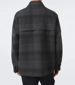 Ralph Lauren Purple Label Chancery Wool And Cashmere Overshirt