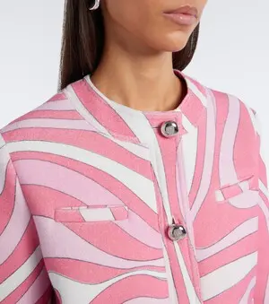 Emilio Pucci Marmo Cotton-blend Terry Jacket