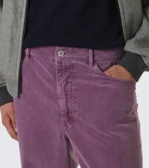Auralee Cotton Corduroy Wide-leg Pants - Purple
