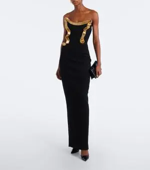 Rachel Gilbert Malik Embellished Gown