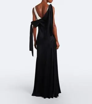 Stella McCartney Asymmetric Crêpe Gown