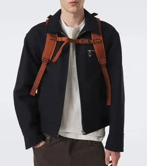 Visvim Condura Leather-trimmed Backpack - Brown