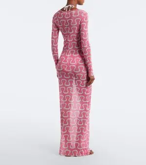 Emilio Pucci Onda Tulle Maxi Dress