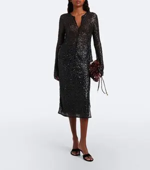 SIR. Cassia Sequined Top
