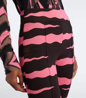 Emilio Pucci Fiamme Jersey Capri Pants