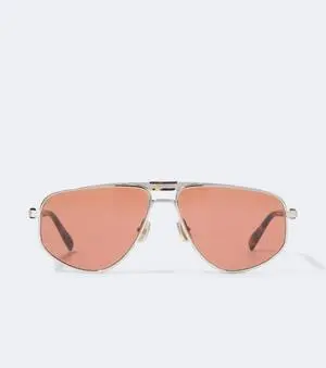 Brunello Cucinelli Dike Navigator Sunglasses - Silver