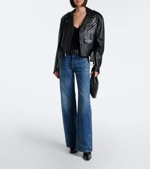Saint Laurent Dylan Leather Chelsea Boots