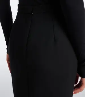 Gucci Horsebit Wool Crêpe Pencil Skirt
