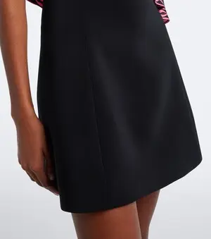 Emilio Pucci Valdimontone Caped Cady Minidress