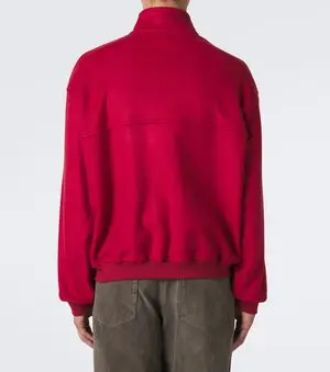 Auralee Silk Fleece Jacket - Red