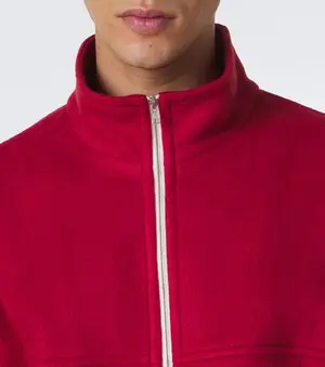 Auralee Silk Fleece Jacket - Red