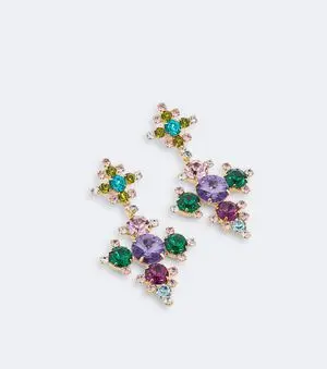 JENNIFER BEHR Jovanny Embellished Gold-plated Earrings