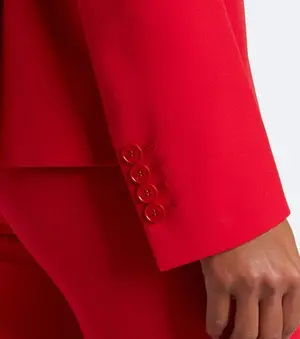 Alexander McQueen Single-breasted Blazer - Red
