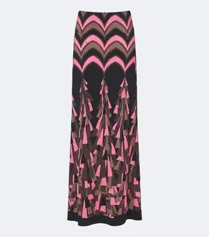Emilio Pucci Baiadera Jersey Maxi Skirt