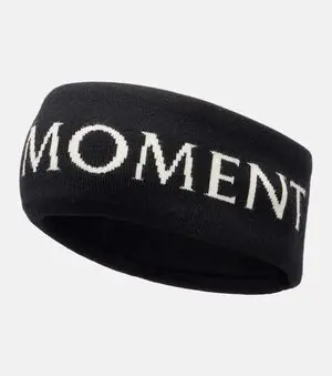 Perfect Moment Logo Wool-blend Headband - Black