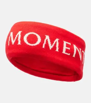 Perfect Moment Logo Wool-blend Headband Red