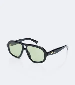 Bottega Veneta Sophia Ribbon Aviator Sunglasses