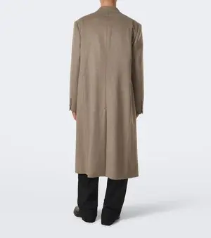 Auralee Double-breasted Cashmere Coat