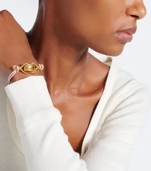 Chloé Leather-trimmed Bracelet