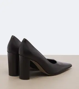 THE ROW Pia Leather Pumps