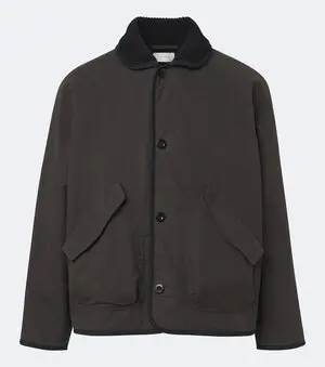 THE ROW Tobias Cotton-blend Jacket - Grey