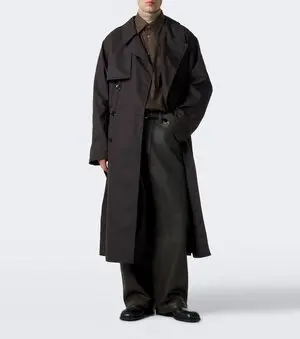 LEMAIRE Cotton-blend Gabardine Trench Coat