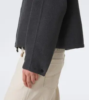 STOFFA Stòffa Reversible Wool Fleece Jacket