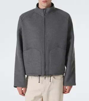 STOFFA Stòffa Reversible Wool Fleece Jacket