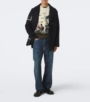 Junya Watanabe Intarsia Wool Sweater