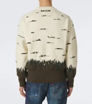 Junya Watanabe Intarsia Wool Sweater