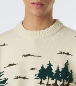 Junya Watanabe Intarsia Wool Sweater