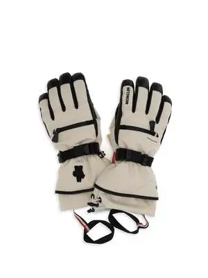 Moncler Moncler Grenoble Women Padded Gloves Cream
