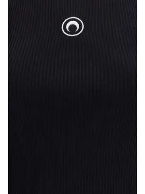 MARINE SERRE Layered Cotton Jersey Tank Top