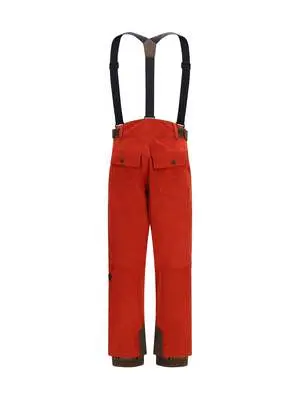 Moncler Corduroy Insulated Ski Bib Pants