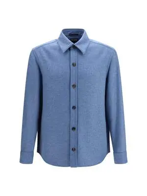 Zegna Oasi Cashmere Shirt - Blue