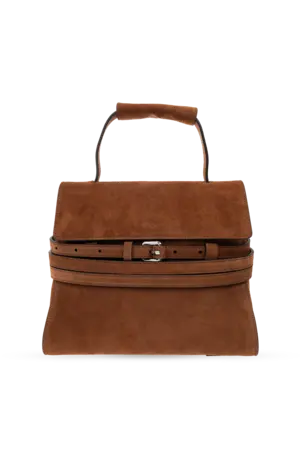 Moschino Suede Logo Bag