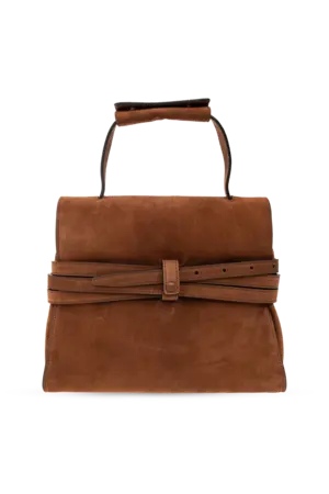 Moschino Suede Logo Bag