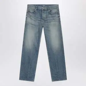 Saint Laurent Tapered Cotton Jeans - Blue